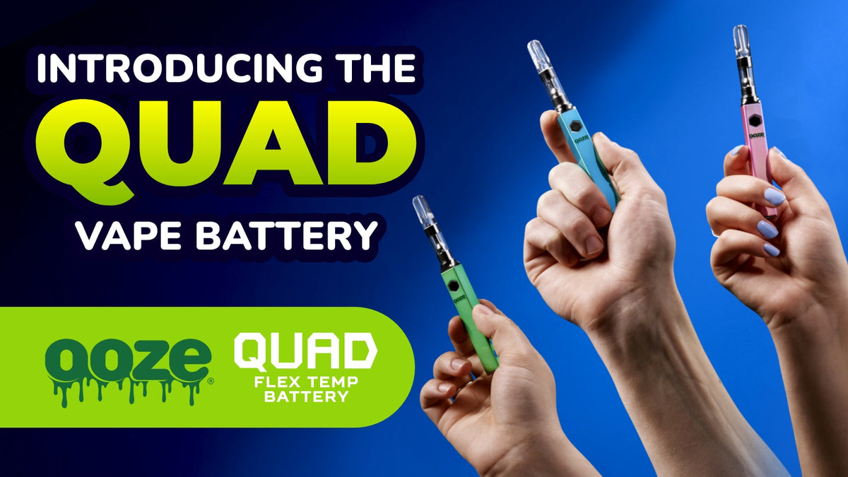 Introducing the Quad Square Pen Vape Battery | Ooze