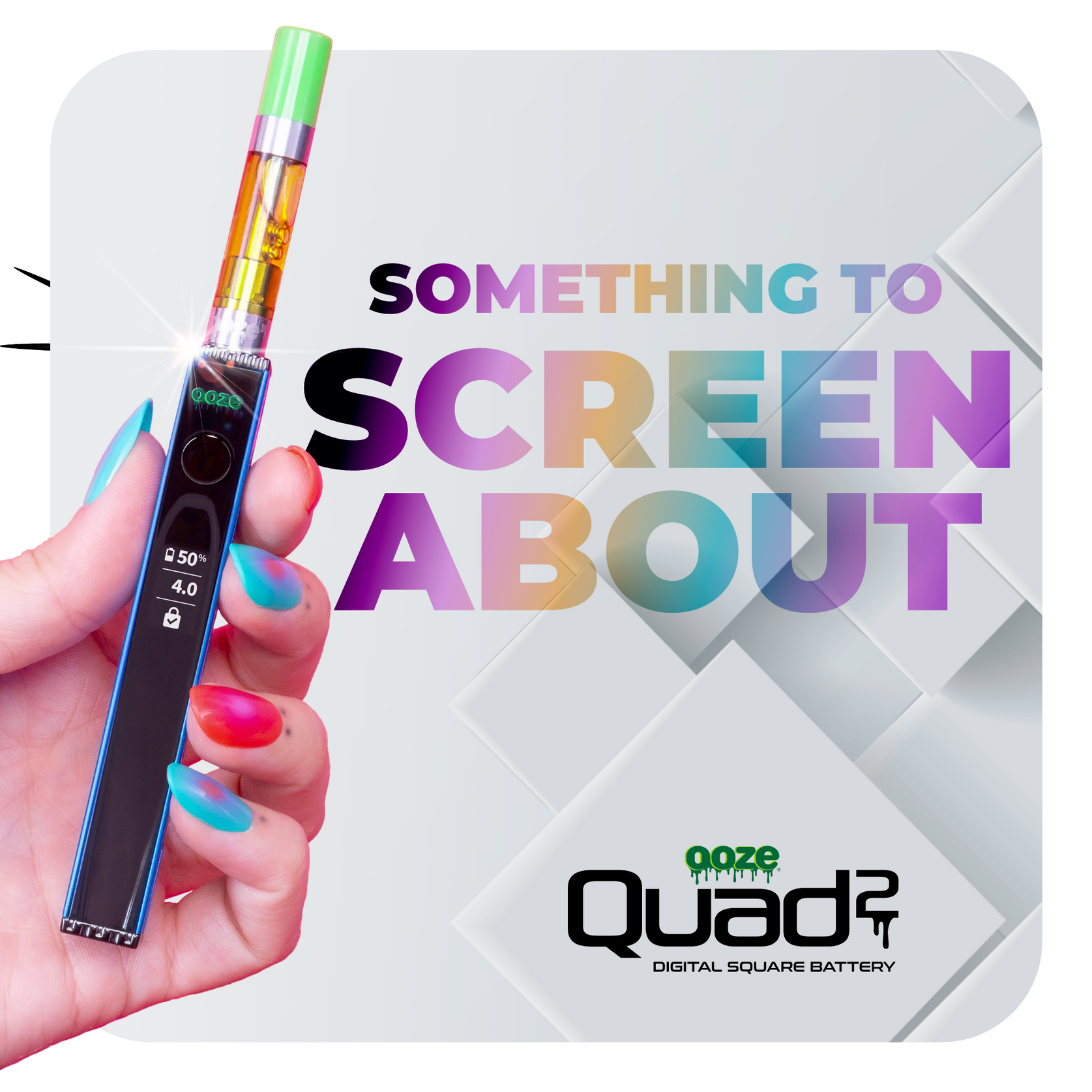 Quad 2 Panther Black Box Vape | Ooze