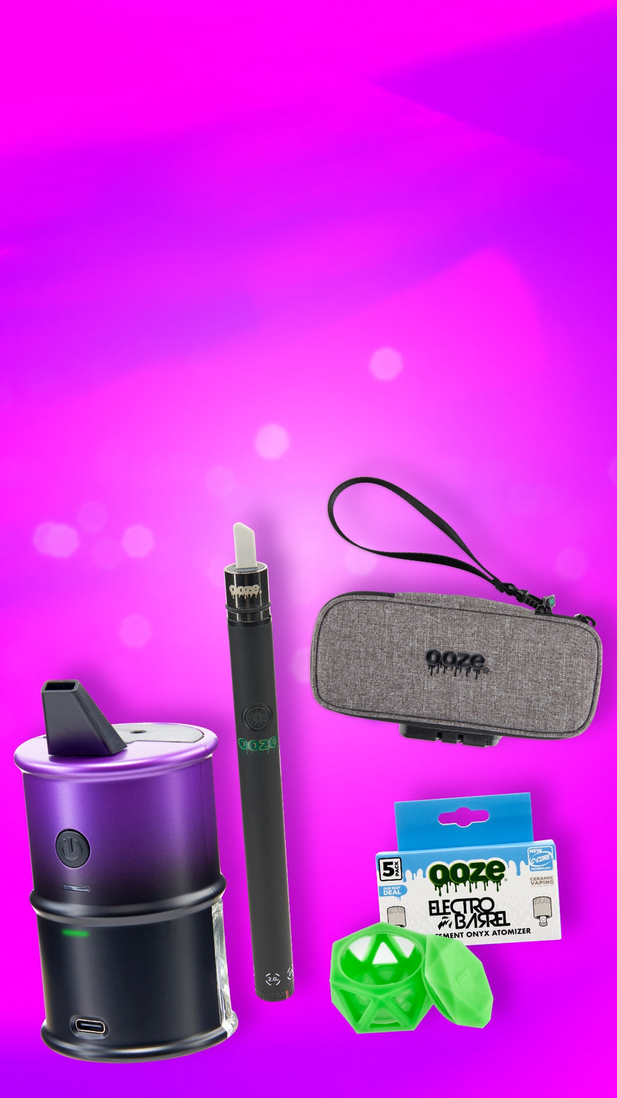 Ooze Electro Barrel Mini Electric Dab Rig | Ooze