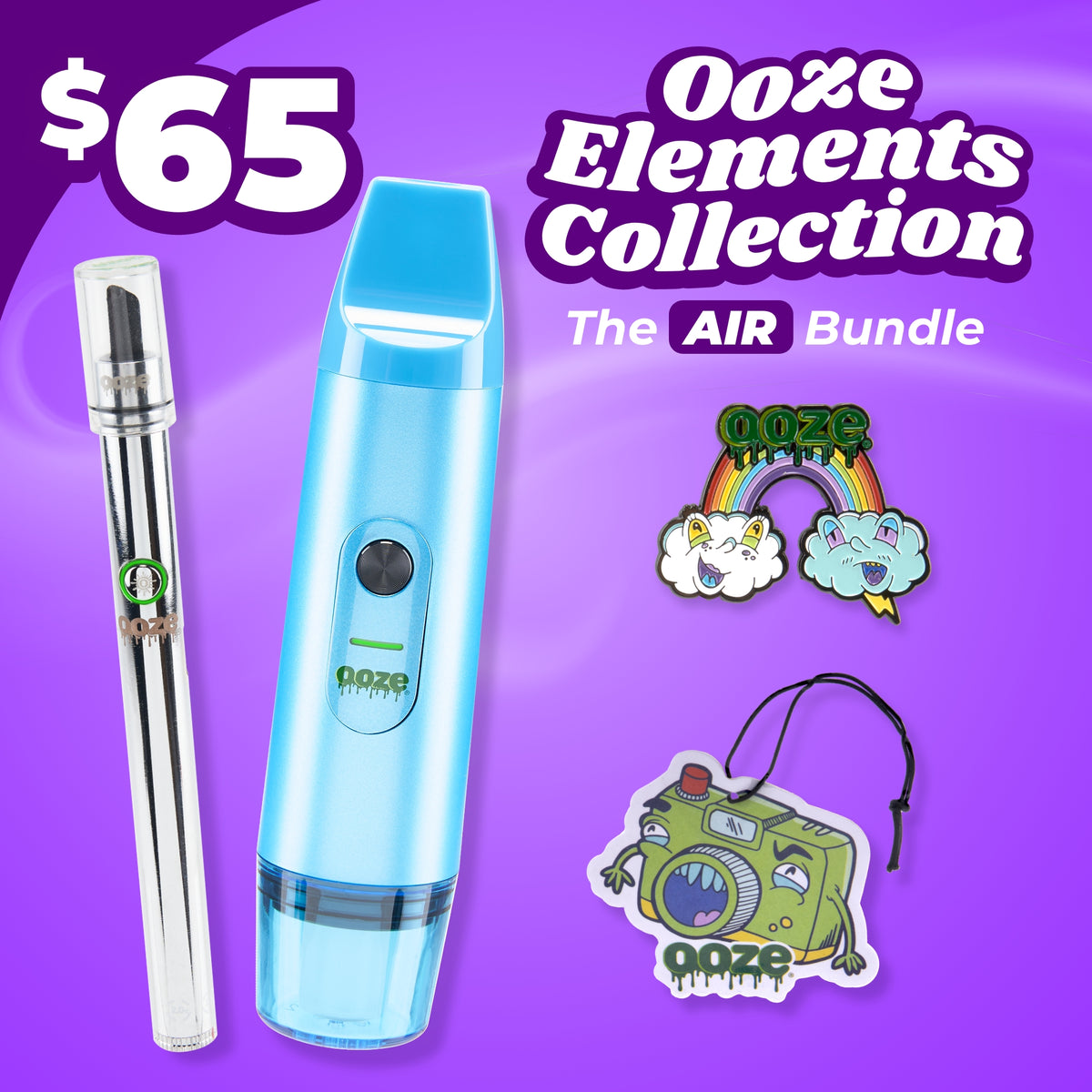 Ooze Element Bundles: Air - Dab Kit | Oozelife