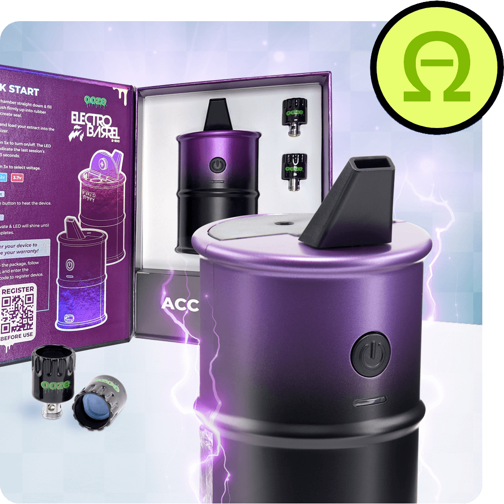 Ooze Electro Barrel Mini Electric Dab Rig | Ooze