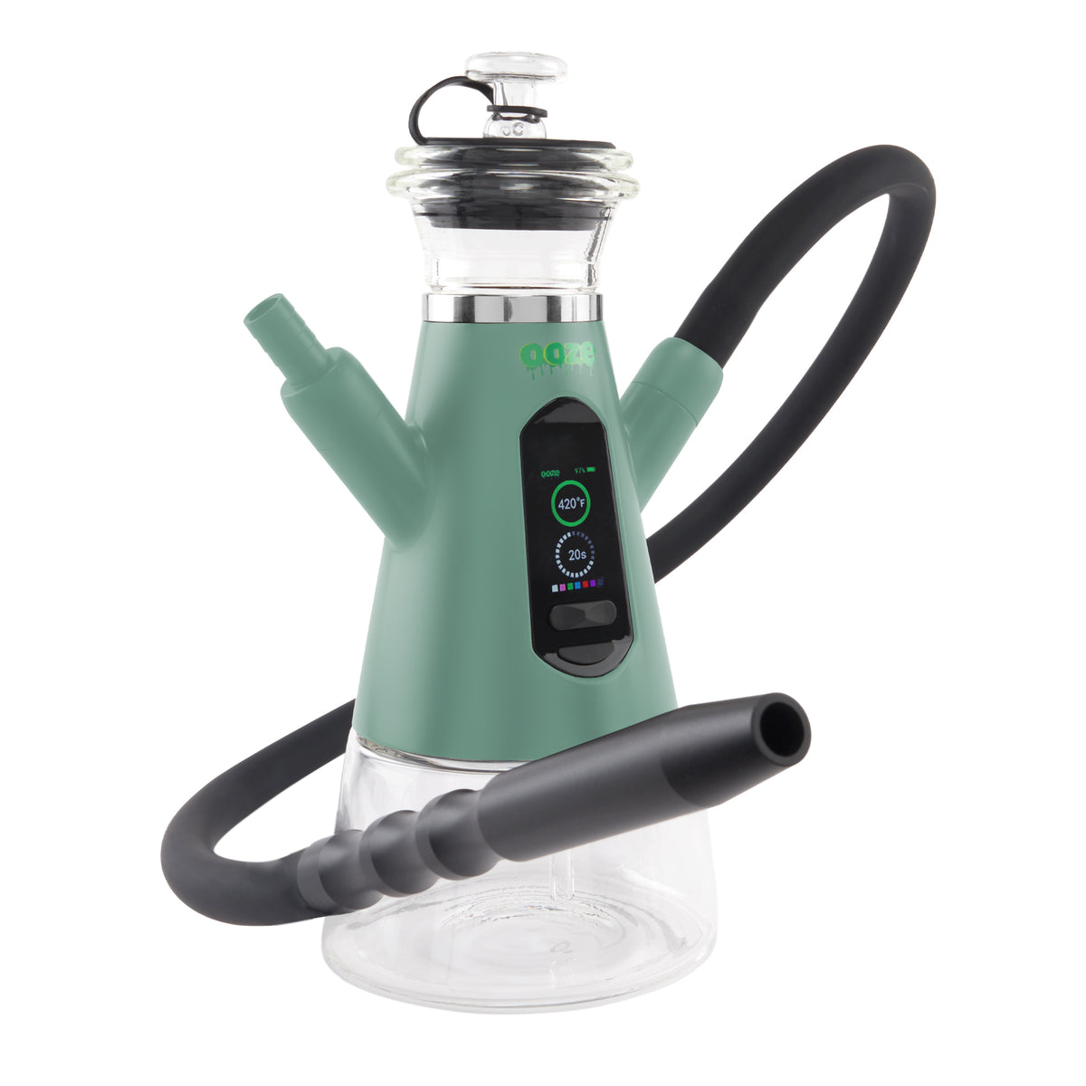 Ooze Ripley Dab Rig Hookah – C-Core 2400 mAh - Frosted Mint