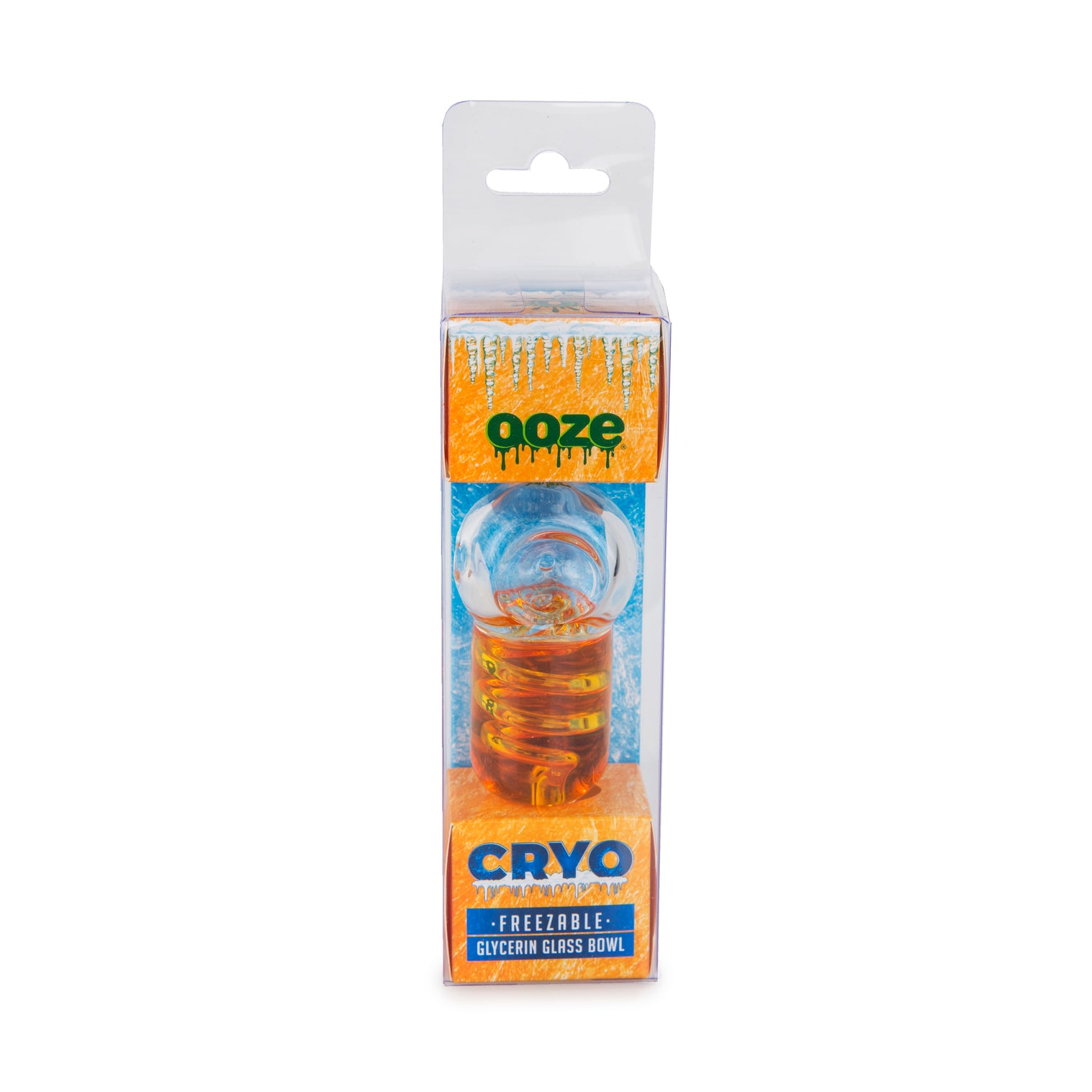 Ooze Cryo Glycerin Bowl - Orange | Only At OozeLife