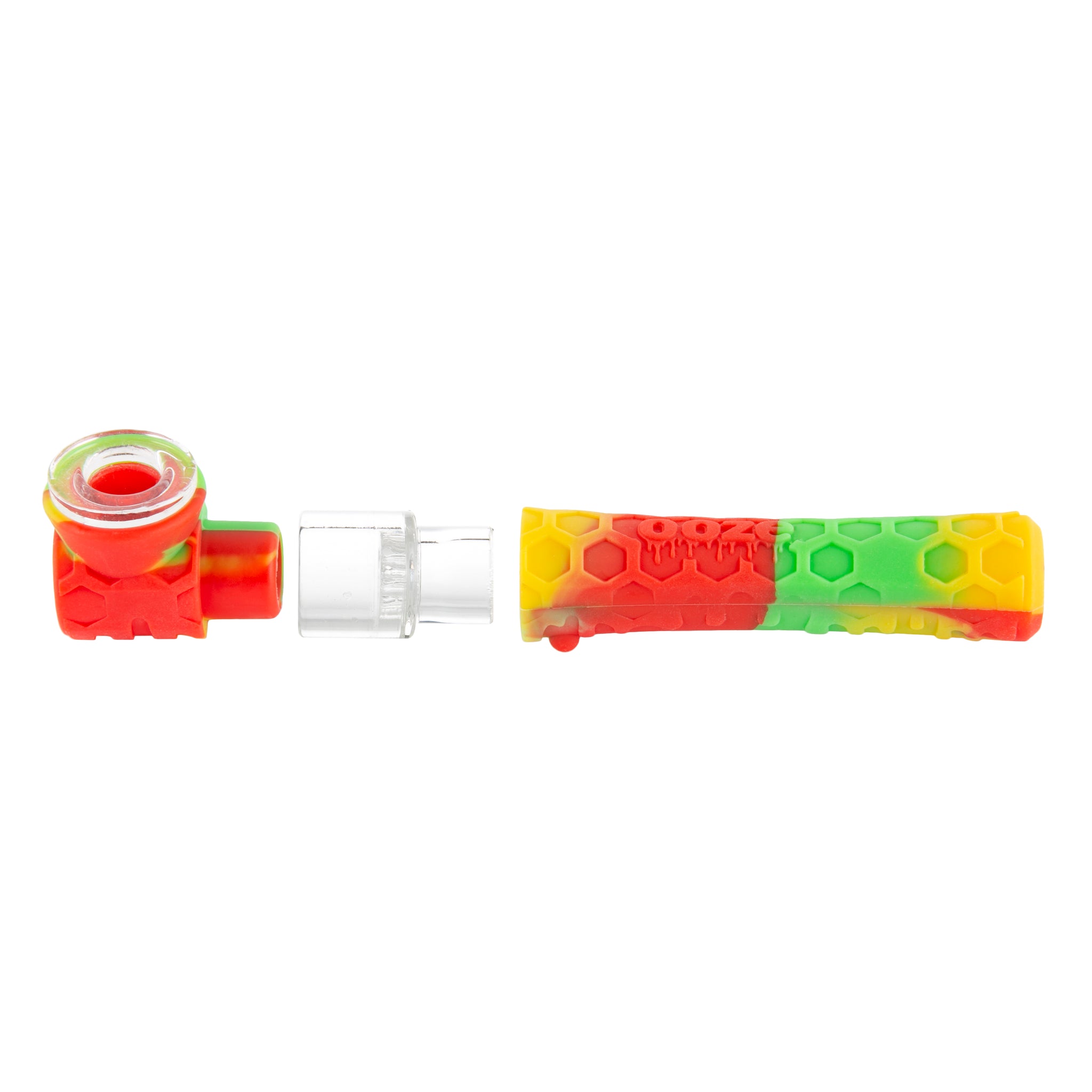 Ooze Hand Pipe - Piper - Rasta | Only At OozeLife