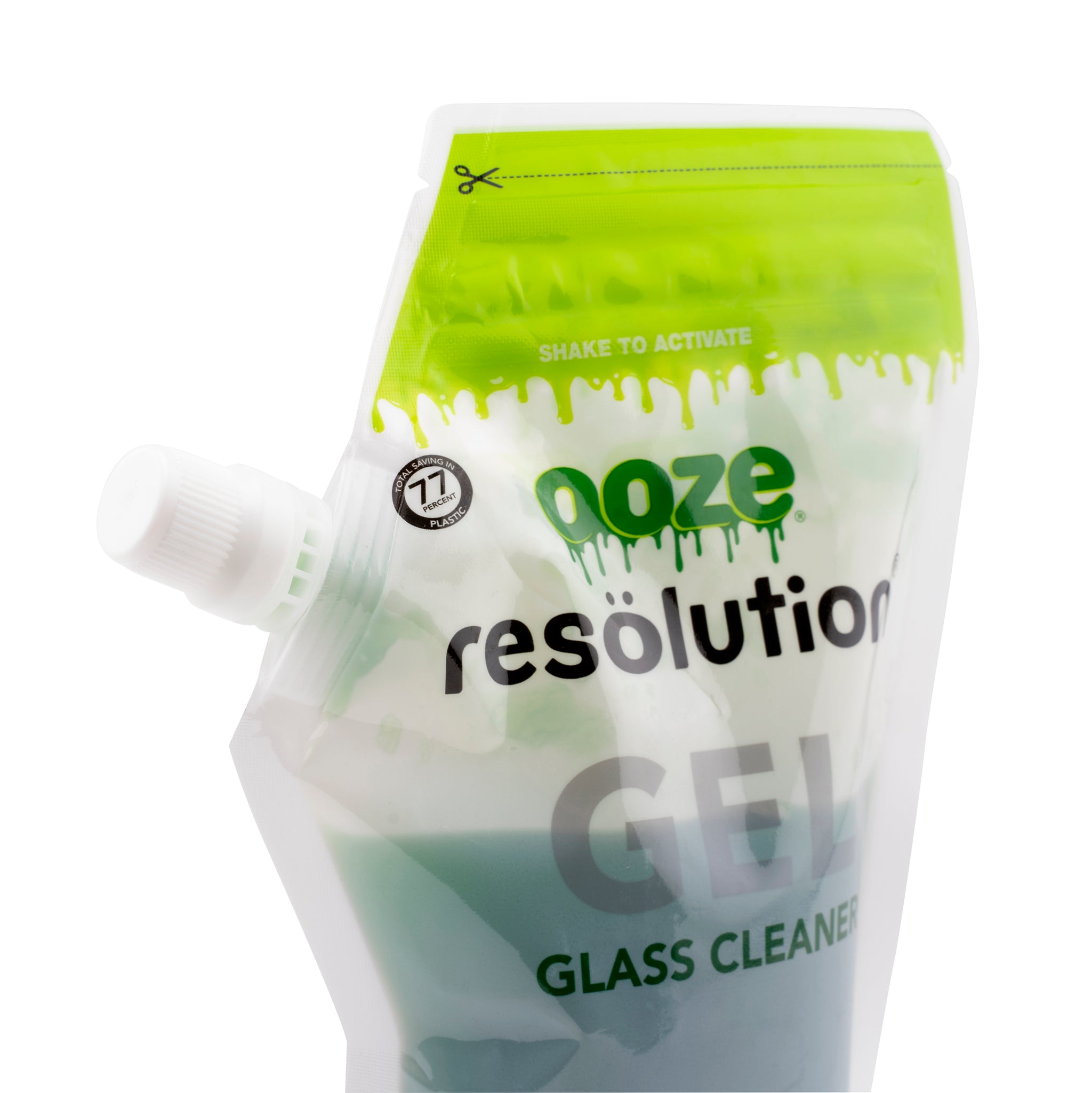 Green Ooze Resolution Cleaning Gel Glass Cleaner | Ooze
