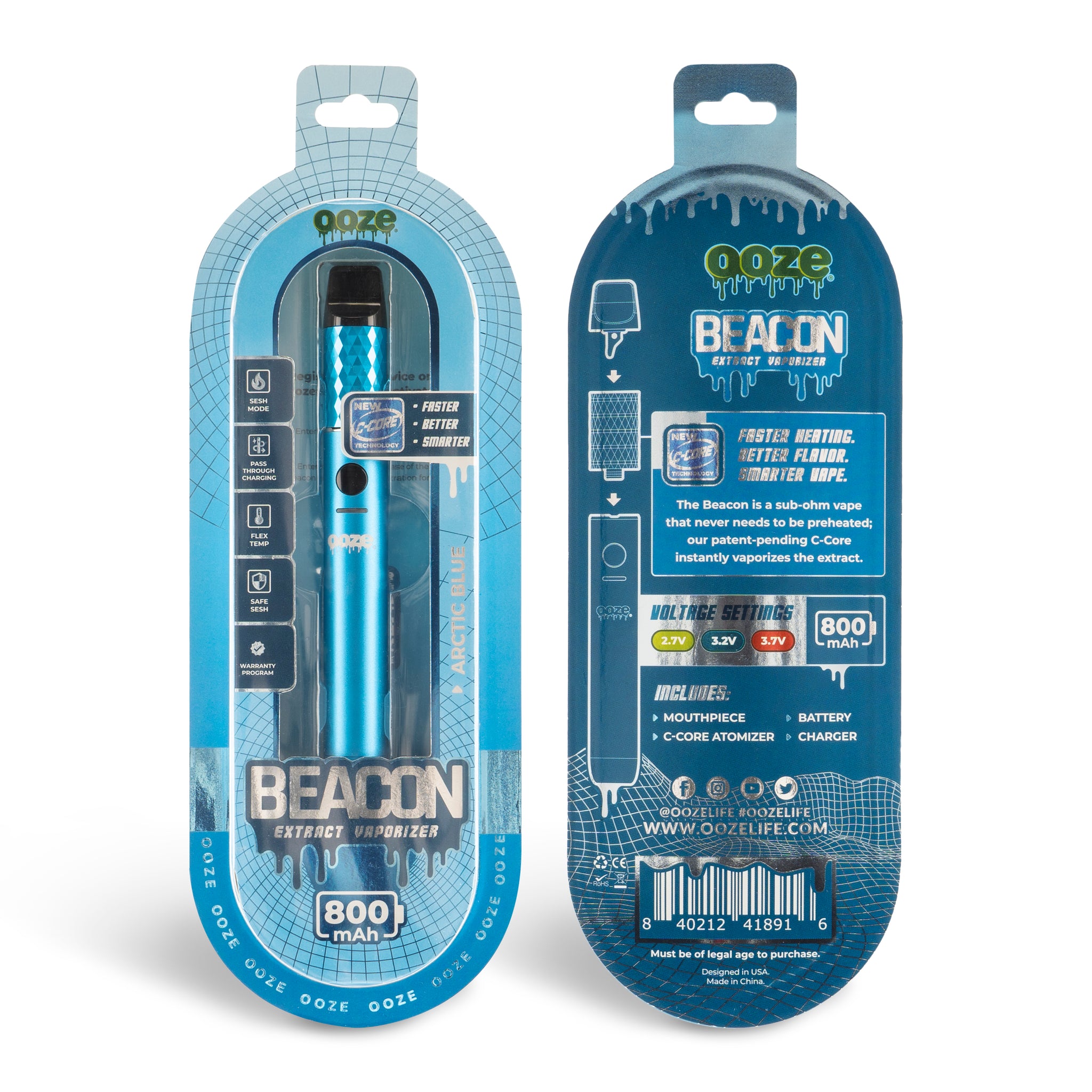 Ooze Beacon Extract Blue Vape Pen | Ooze