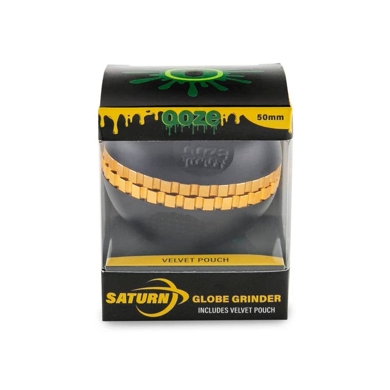 Ooze Saturn Grinder - Black | Only At OozeLife